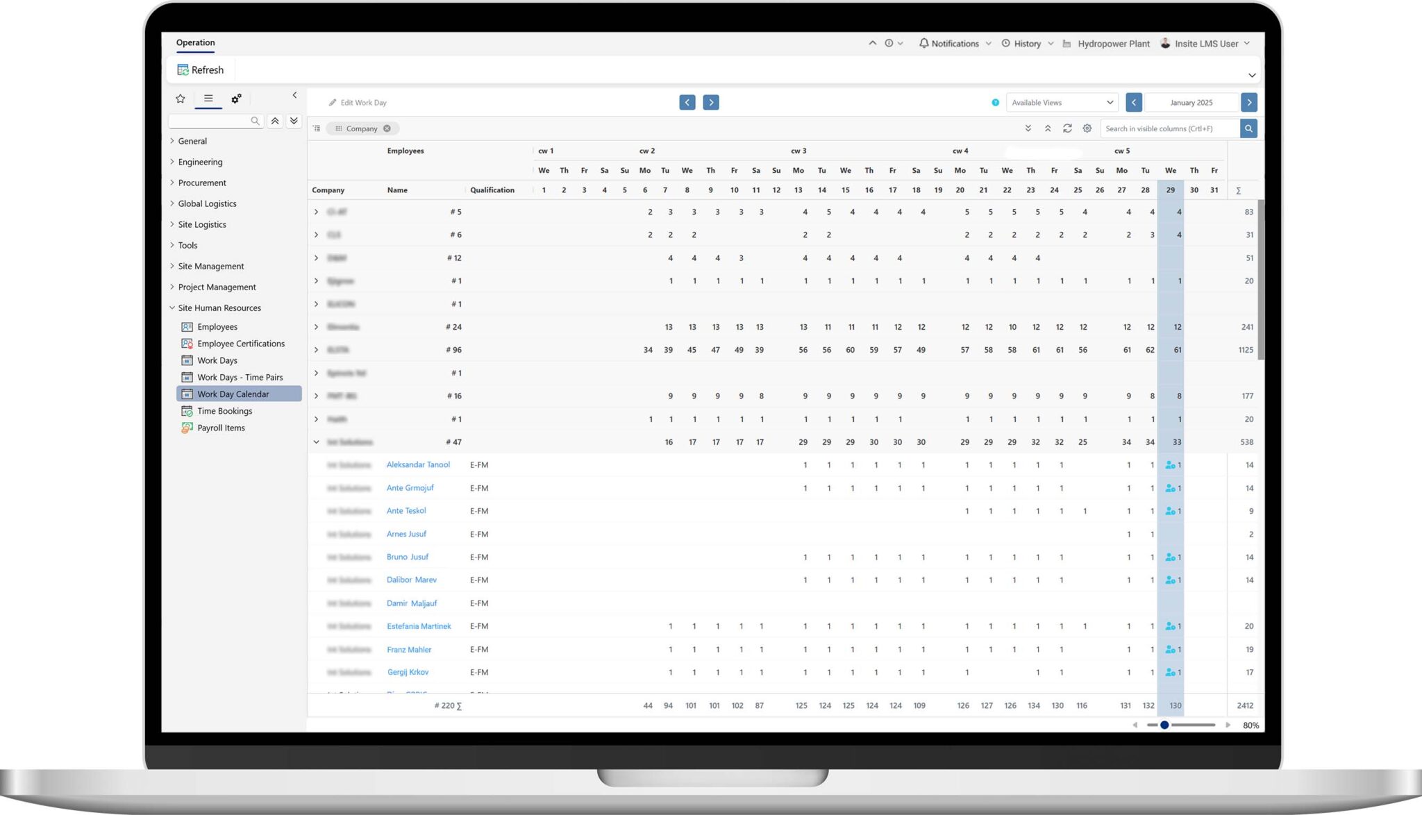 Time Tracking for Industrial Construction | Insite LMS Time App